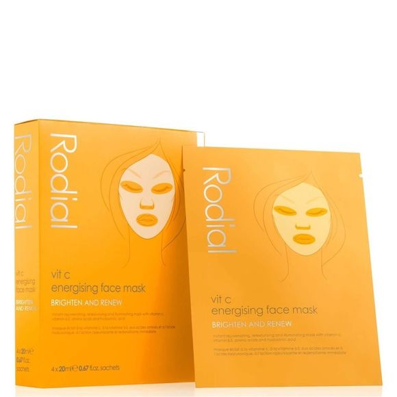 Rodial | Skincare | Rodialvit C Energising Face Masks 4 Masks 2 Boxes ...